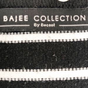 Bajee Collection | Sweaters | Bajee Collection Black White Striped ...